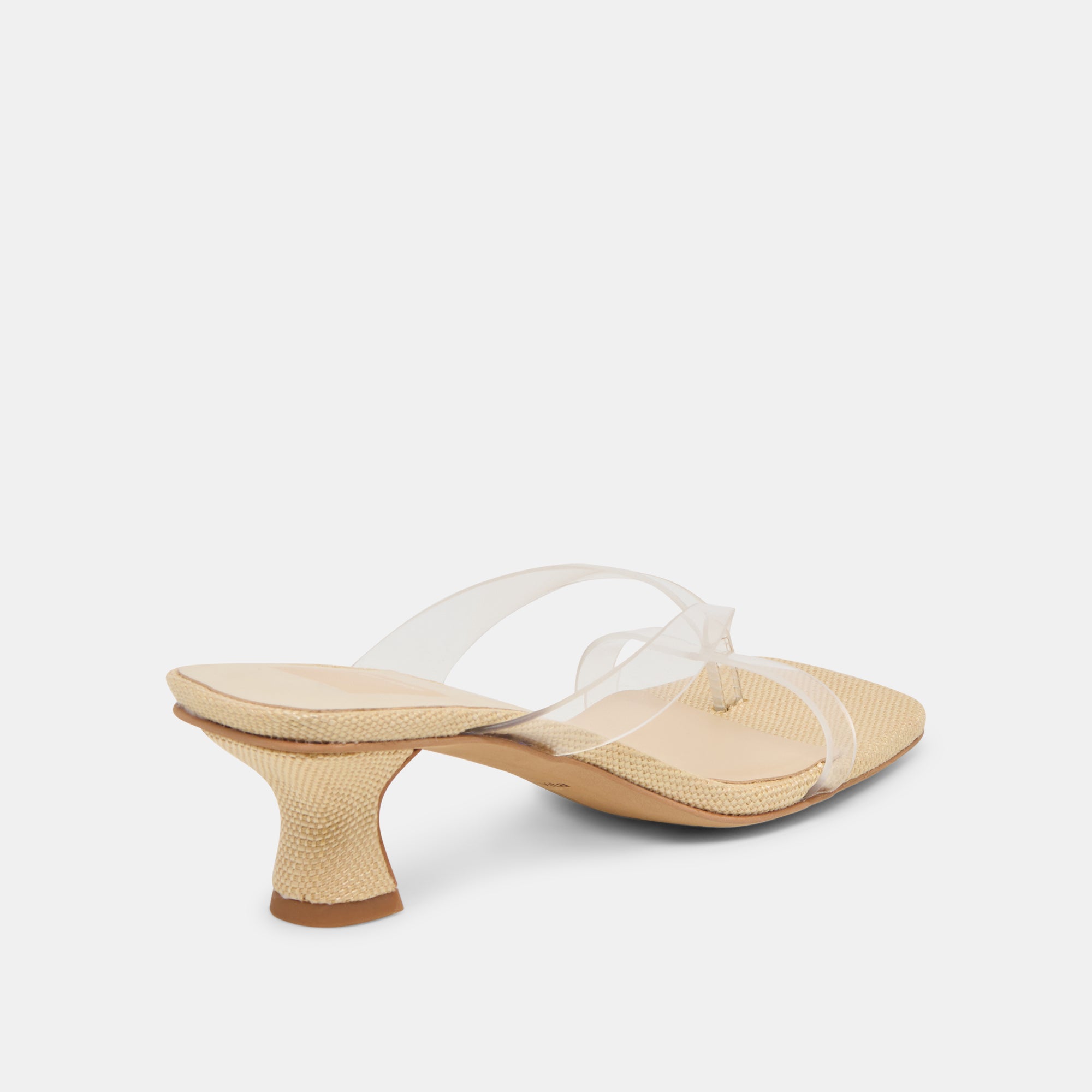 BREVEL Vinyl Crystal Jelly Kitten Heels | Women's Designer Heels ...